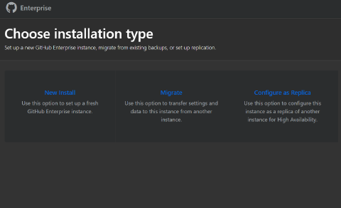 Github Enterprise Server First Setup