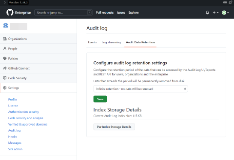 Github Enterprise Server First Setup